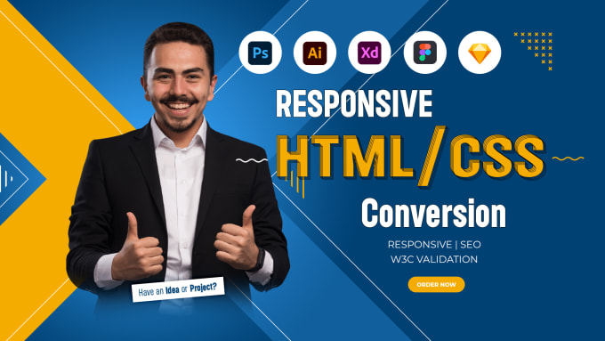 Convert To Html With Vanilla Css Without Framework By Codecity333 Fiverr 2872