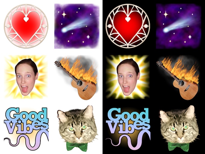 Create twitch emote icons or badges by R_perovich_art | Fiverr Create twitch emote icons or badges by R_perovich_art | Fiverr