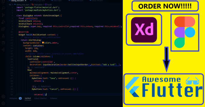 Expertly convert figma or xd to flutter and design your flutter app ... Expertly convert figma or xd to flutter and design your flutter app ...