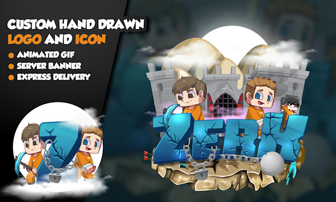 Create unique minecraft server logo , icon and banner by Manoali726 ...