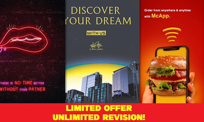 Create creative,unique and eye catching ads design for your product by ...