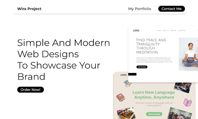 Design simple and modern website by Wiradnyana | Fiverr