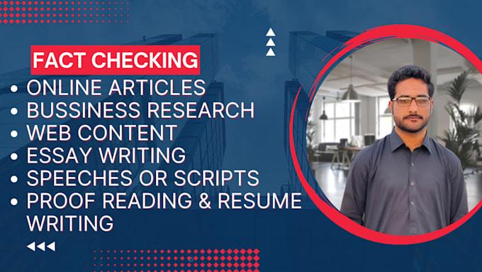 Fact check your documents within 24 hours by Merajadil | Fiverr