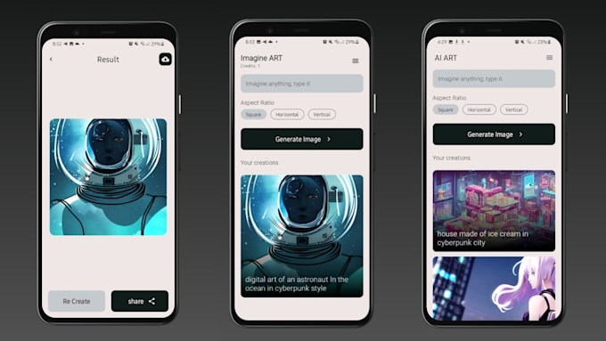 Develop chatgpt ai application text to image ai app by Nstechassam | Fiverr