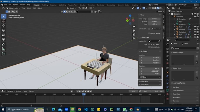 Do 3d models and rendering using blender, and animation by A_dhil | Fiverr