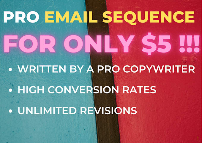 Write working like crazy emails for 5 dollars by Adrian_lenz | Fiverr