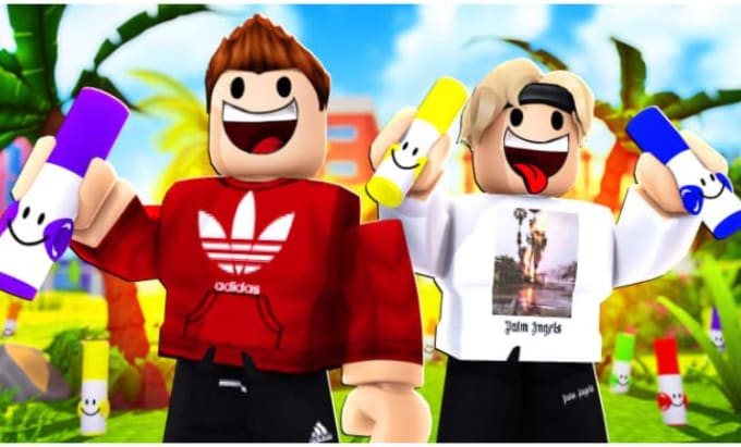 Make a roblox eye catching thumbnail for youtube by Anwarraf | Fiverr