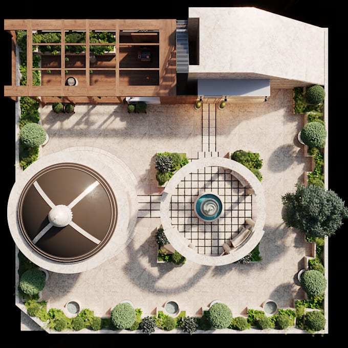 Landscape design and rendering by Alinaghdi23 | Fiverr