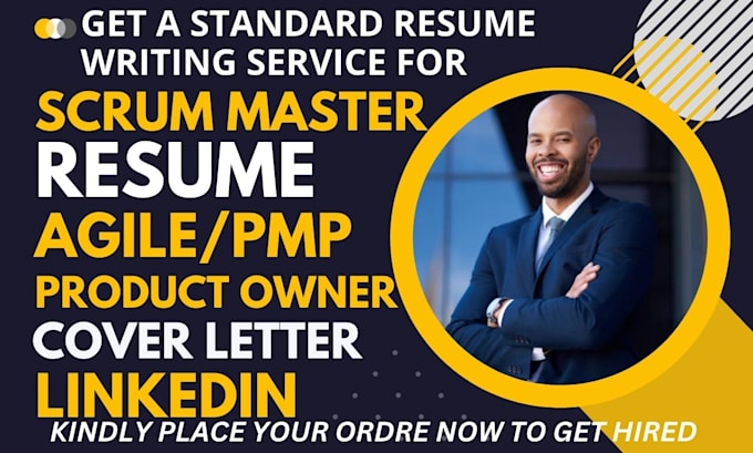 Craft your scrum master resume and agile, product and project manager ...