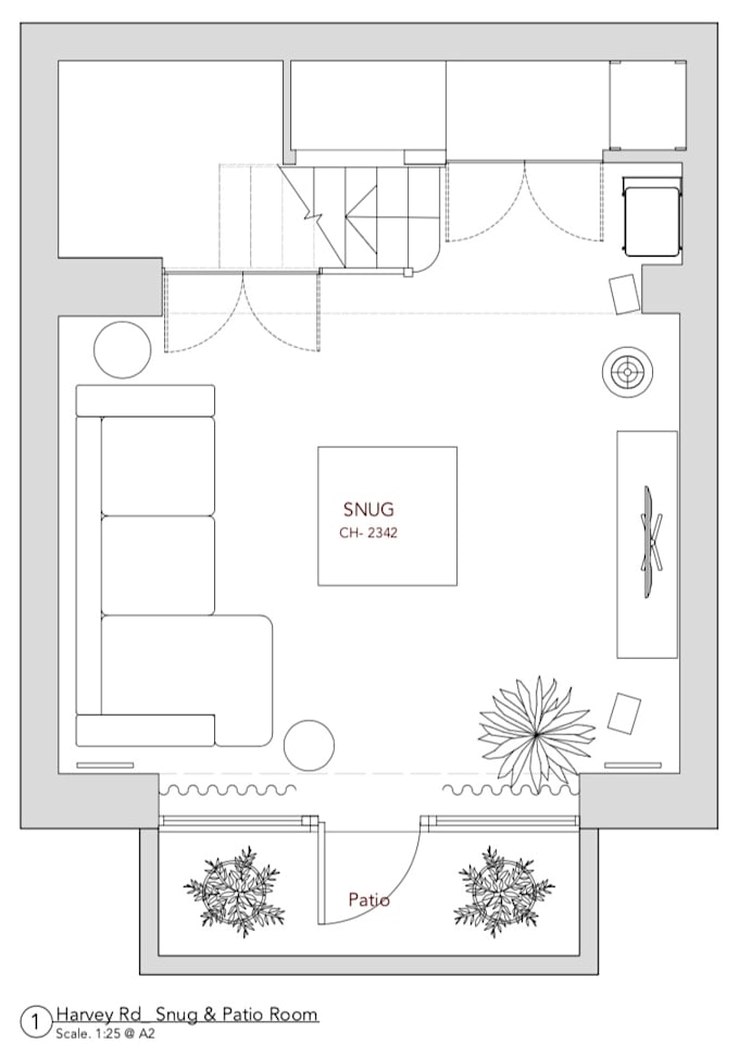 Draw your achitectural and interior drawings in autocad 2d by ...