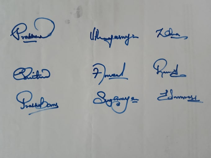 Design scripted cursive handwriting signature logo by Chithraparth839 ...