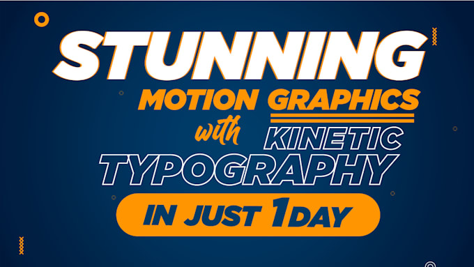 Make stunning motion graphics with kinetic typography by Omiii007 | Fiverr