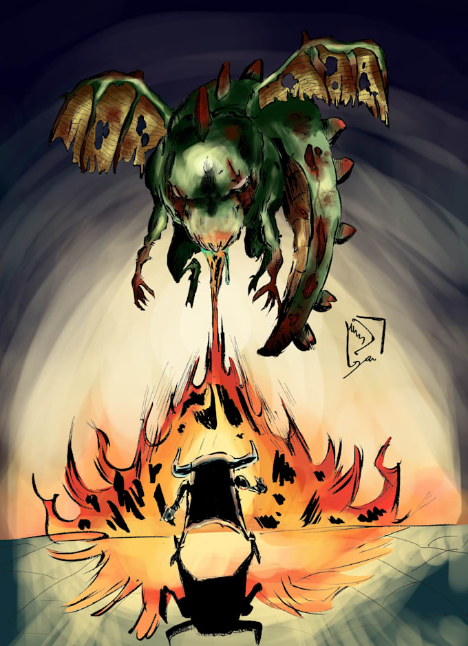 Illustrate distinct and dynamic drawings by Cheeri0s | Fiverr