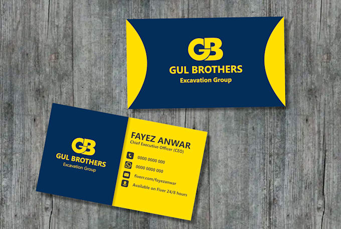 Design the best visiting card by Fayez_anwar | Fiverr