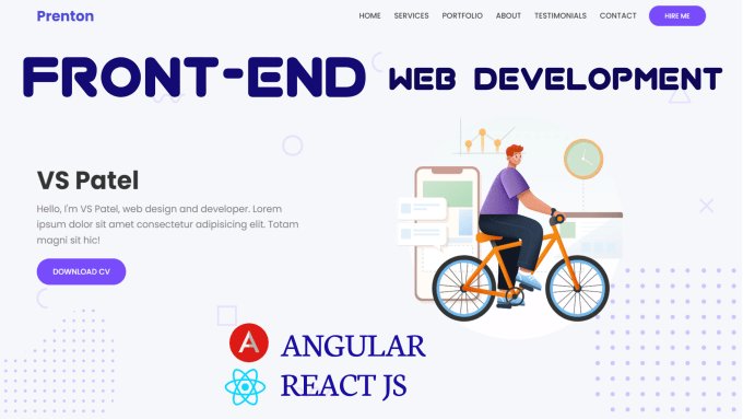 Create Static Website For Your Business Using Angular Reactjs Html Css Js By Deepgediya Fiverr