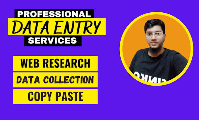 Do web research, data collection, copy paste, excel data entry by Rahatulislam414 | Fiverr
