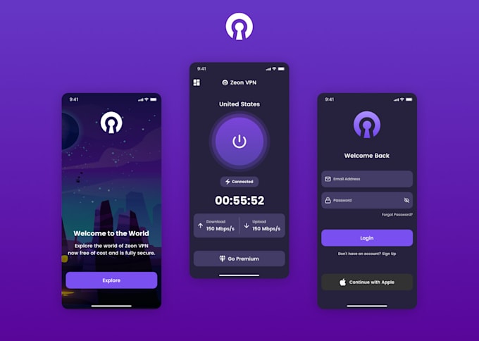Do mobile app design mockup and prototype ui ux by Hassaanali__ | Fiverr