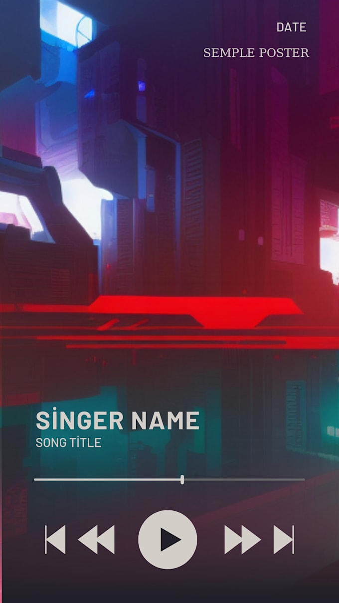 Make perfect song posters by Sametunuz | Fiverr