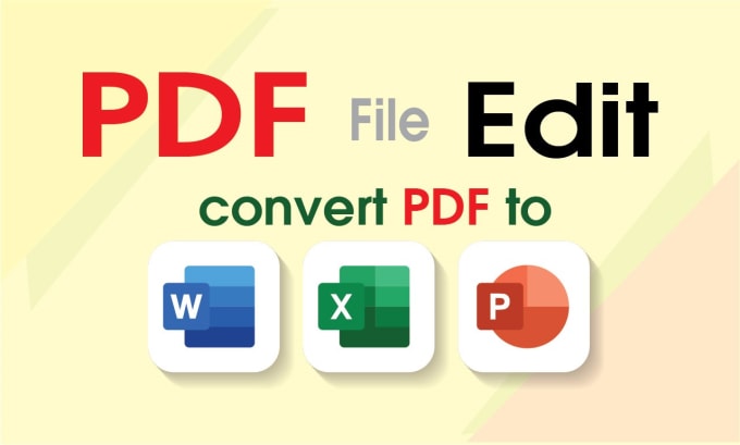 Convert pdf files to excel, word, or powerpoint by Malaikaazeem24 | Fiverr Convert pdf files to excel, word, or powerpoint by Malaikaazeem24 | Fiverr