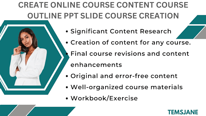 Create online course content, course outline, ppt slide, course ... Create online course content, course outline, ppt slide, course ...