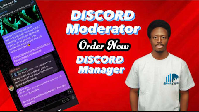 Be your discord, facebook moderator, admin and community manager by ...