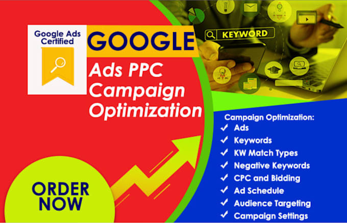 Optimize google ads campaign by Alisaleem132 | Fiverr