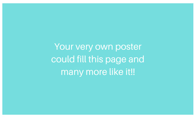 Create a visually appealing poster by Saifedaibis58 | Fiverr