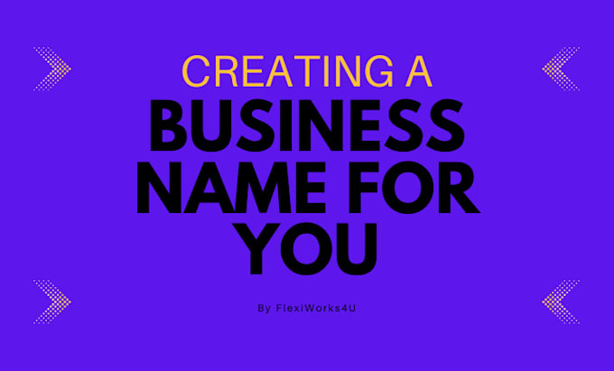 Create a business name for you by Kinguzzy786 | Fiverr