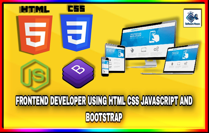 Be Your Front End Web Developer Using Html Css Bootstrap By Smbdeveloper Fiverr