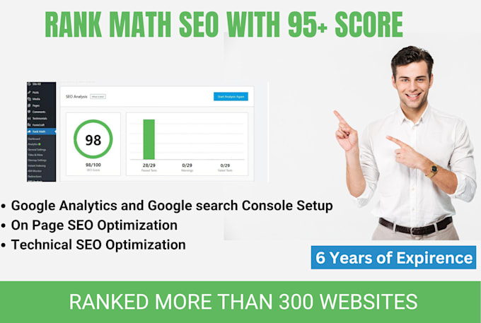 Set up rank math seo plugin with 95 score by Ahmed_sakib | Fiverr