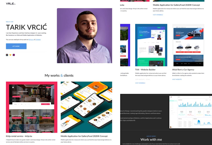 Create a modern website using react js with tailwind css by Muba786md ...