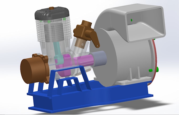 Do 3d modeling and assembly design by Shariq_ahmed001 | Fiverr