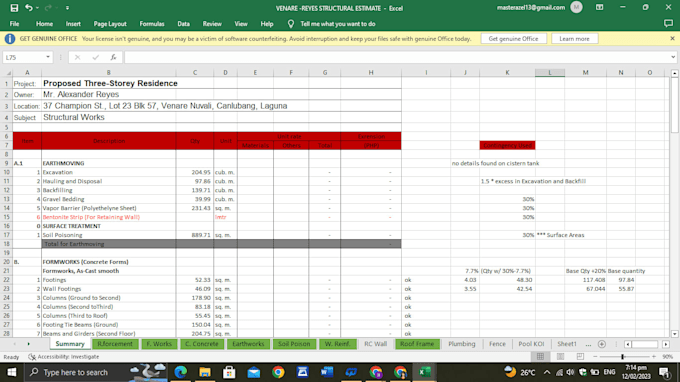 Estimate, encode data, and design houses by Engrizza29 | Fiverr