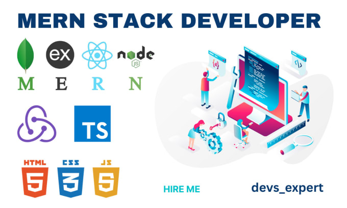 Develop full mern stack custom website with react node js by Devs ...