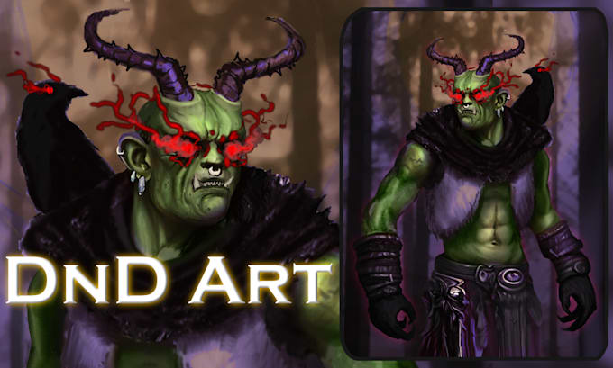 Create dnd art using digital painting and ai by Viljamsmed | Fiverr