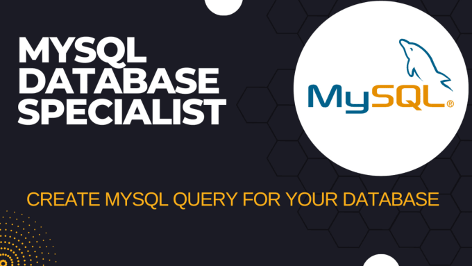 Create or optimize mysql query for your database by Amnaa09 | Fiverr Create or optimize mysql query for your database by Amnaa09 | Fiverr