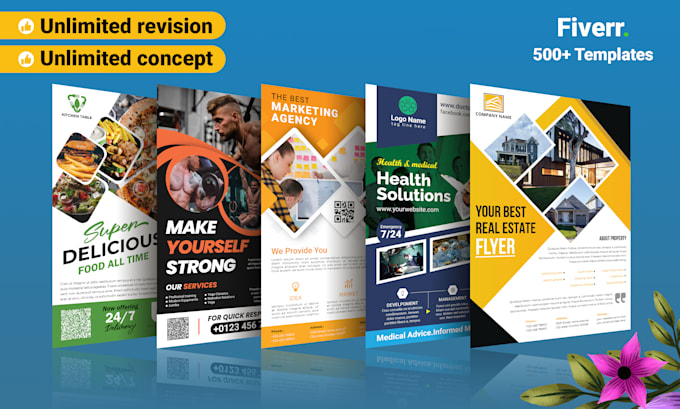 Design a professional modern business flyer or poster and marketing ...