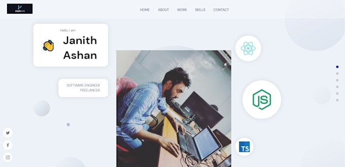 Create modern 3d portfolio website by Ashan008 | Fiverr
