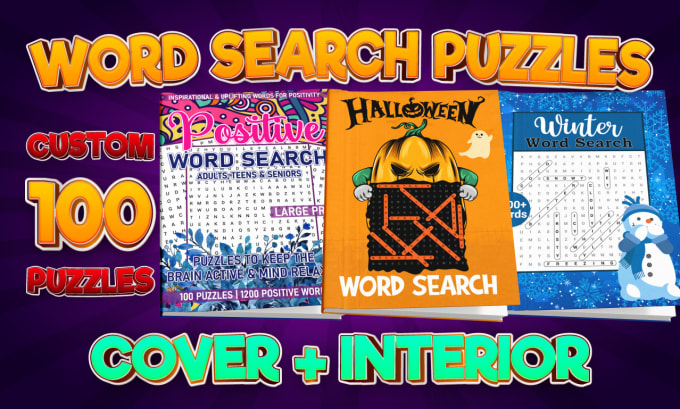Create Custom Word Search Puzzle Activity Book For Kdp Amazon Kindle By Tahersweet Fiverr