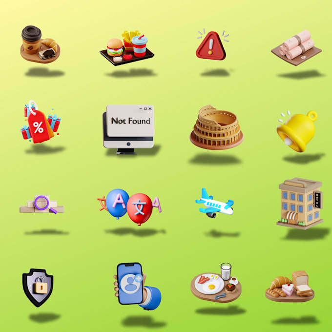 Design high quality 3d icons using blender for any platform by ...