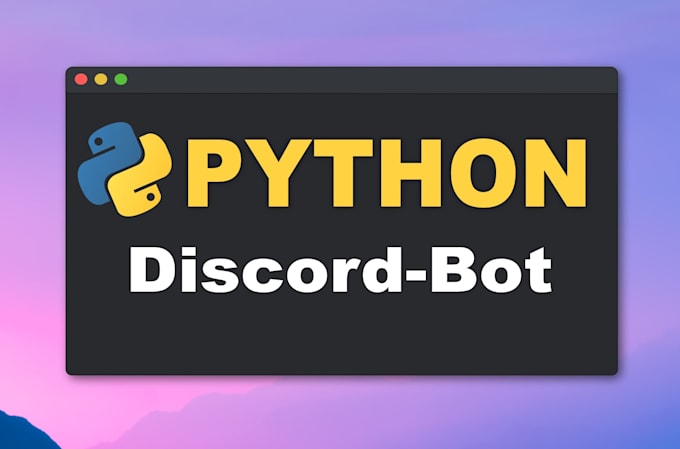 Create a high quality discord bot for you by Matteo3112 | Fiverr