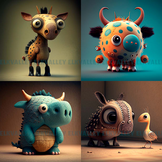 Create you a concept animal character using ai by Elkvalley | Fiverr