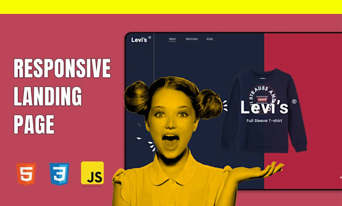 Design Website Frontend With Html Css And Javascript By M Ahmed Ilyas Fiverr