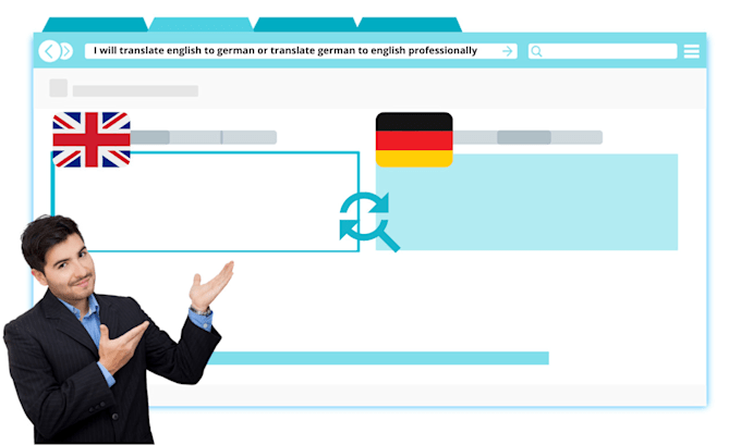 Professionally translate from english into german and from german into ...