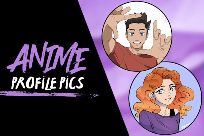 Make you an awesome anime profile pic or avatar by Artby_rk | Fiverr