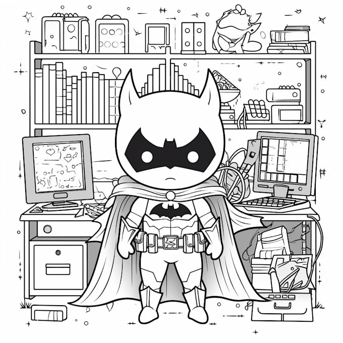 Create a professional coloring page design or illustration by Barskie ...