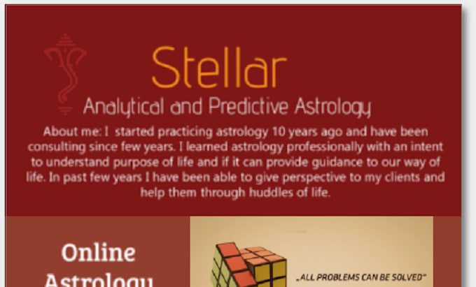 Create and read your astrology chart and give guidance by Stellararc ...