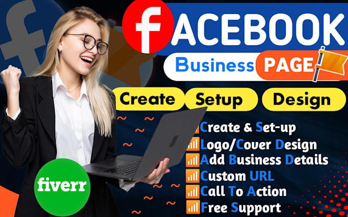 Create,setup and design facebook business page professionally by ...