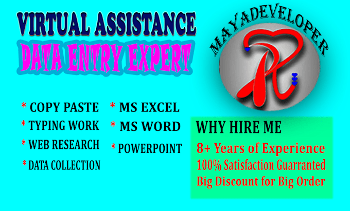 Do any job about data entry, copy paste, typing and web research by ...