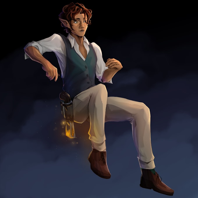 Draw your dnd character by Amumiti | Fiverr